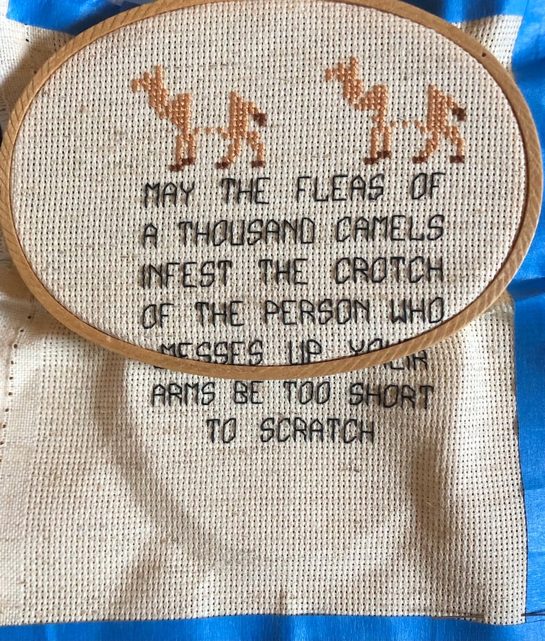 The Fleas of A Thousand Camels. an Arabian Cross Stitch Pattern in PDF ...