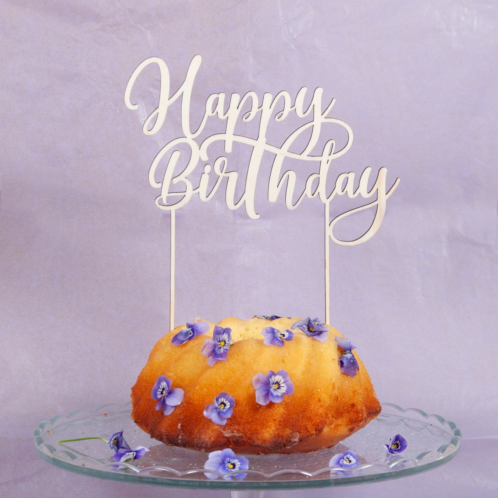 Happy Birthday Cake Topper, Birthday Cake Topper, Cake Topper, Cake ...