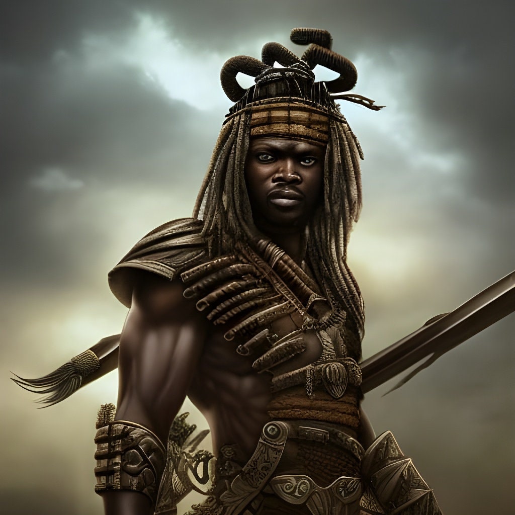 African Warrior 2 - Etsy