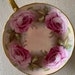 RARE Aynsley Bone China Cabbage Rose Tea Cup and Saucer Marked C1026 P ...