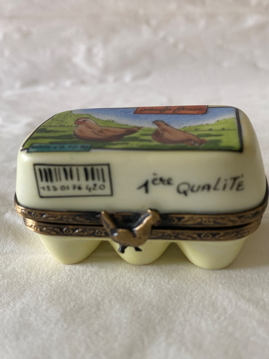 Limoges Eggs in Carton Box - Etsy