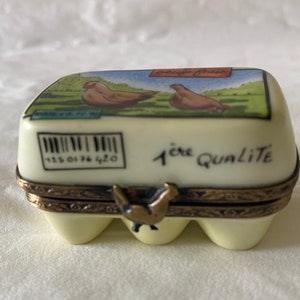 Limoges Eggs in Carton Box - Etsy