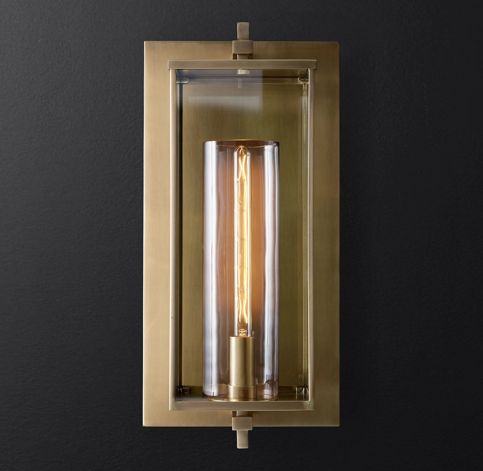 Outdoor/ Indoor Grand Square Wall Sconce Wall Sconce 1 Light Ul Listed ...