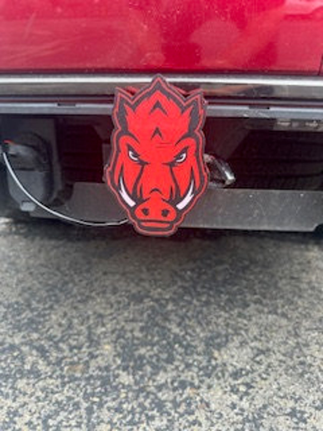 Arkansas Razorback Lighted Receiver Hitch Cover - Etsy