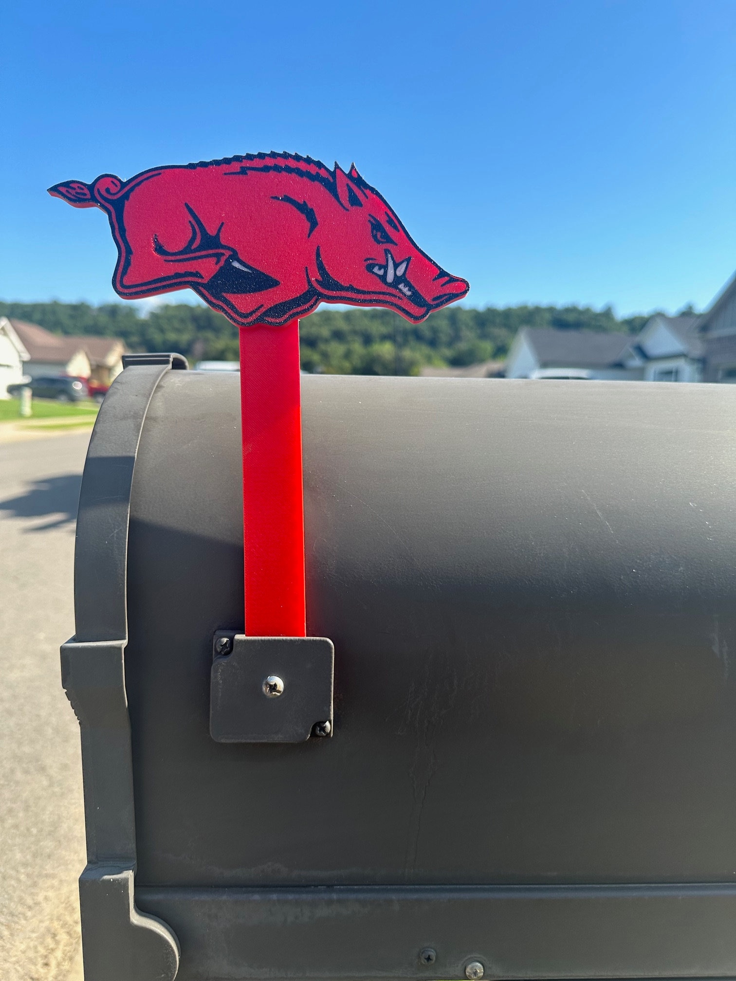 Arkansas Razorback Mailbox Flag - Etsy