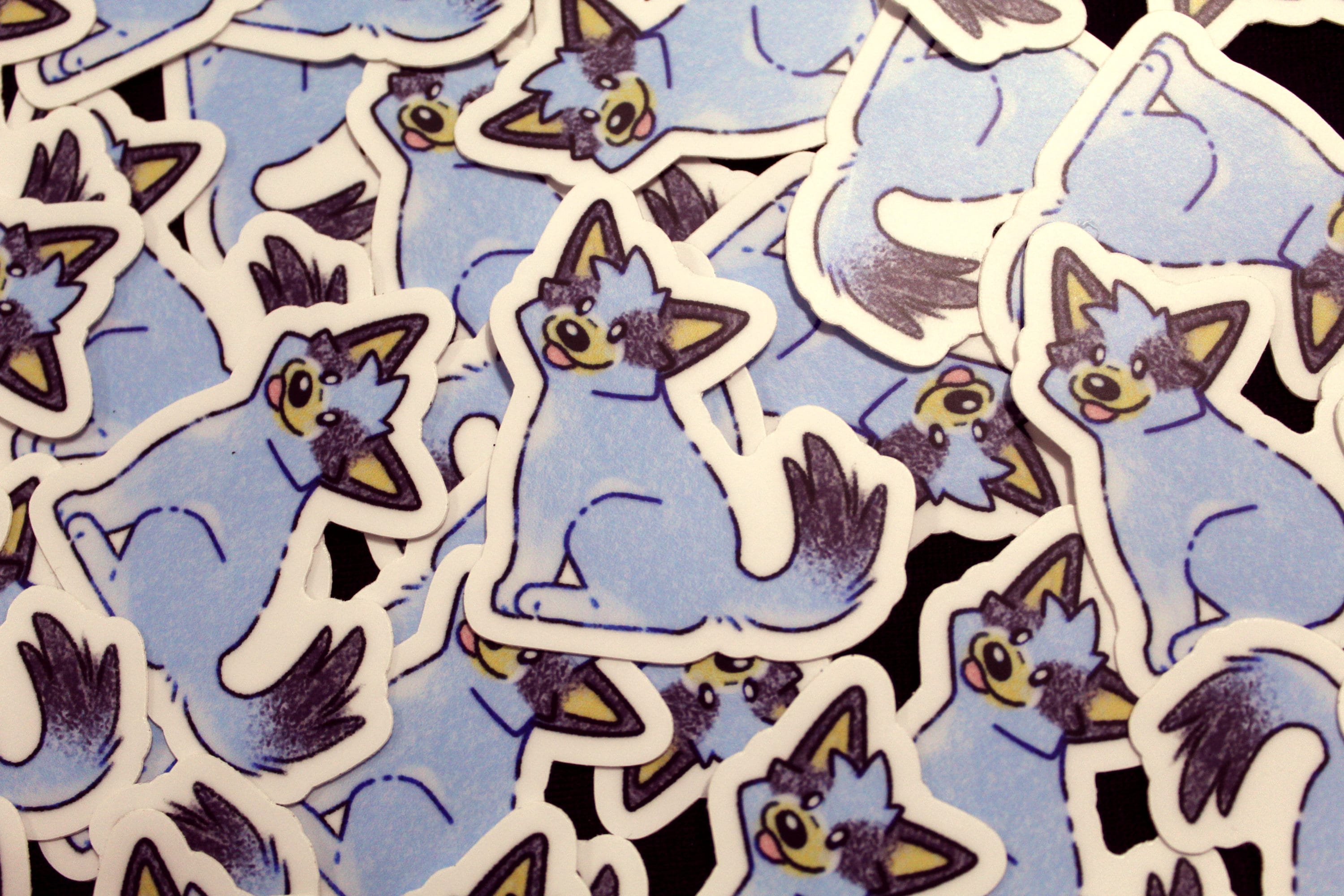 Sitting Heeler Sticker - Etsy