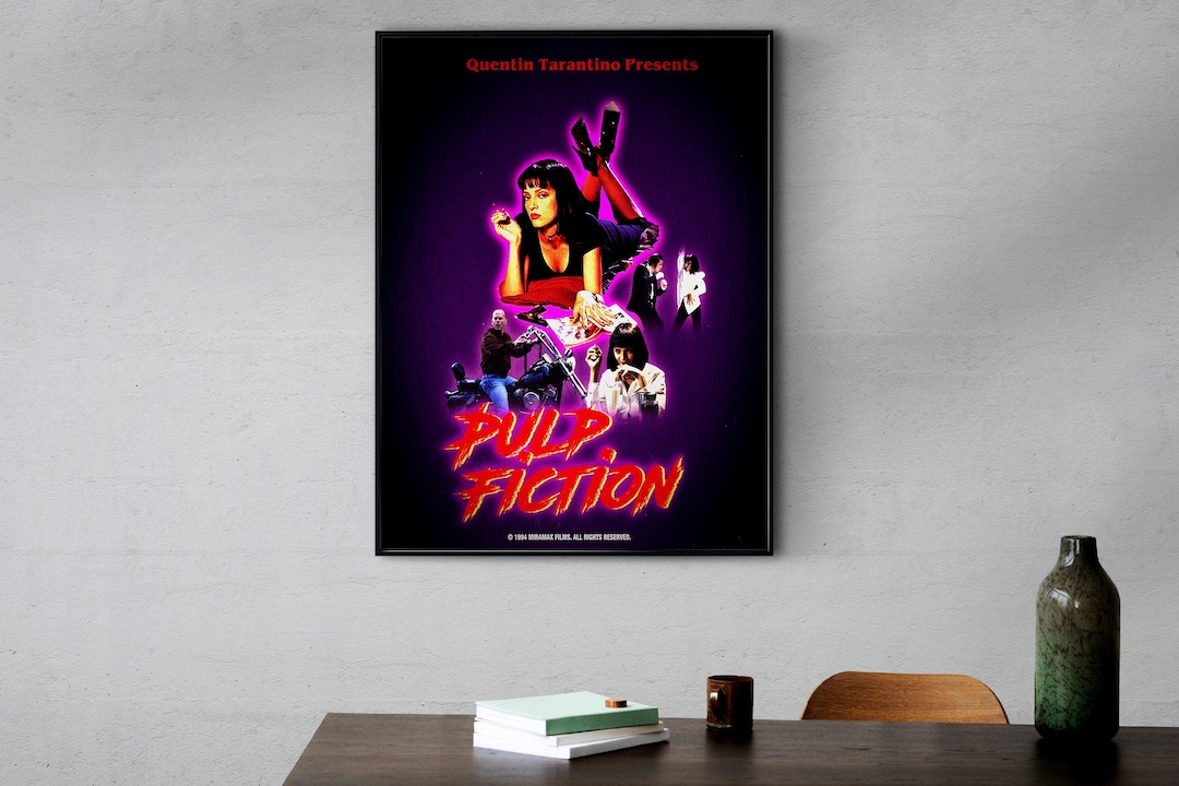Pulp 80s Poster - Etsy