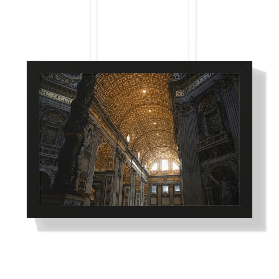 Inside the Vatican - Vatican City (framed Print) - Etsy
