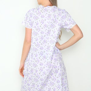 Marlon Button Front Opening Nightie Woven Polycotton Ladies Summer ...