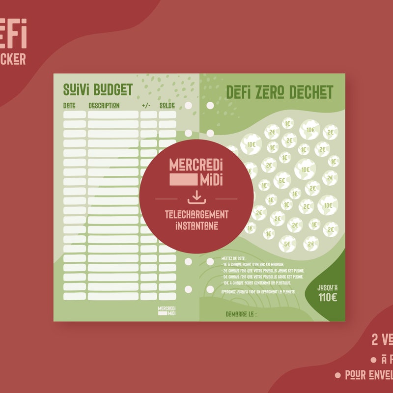 Printable Waste Sheets - Etsy