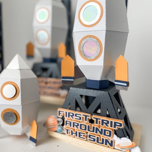 Outerspace Center Piece | First Trip Around | First Trip Around the Sun ...