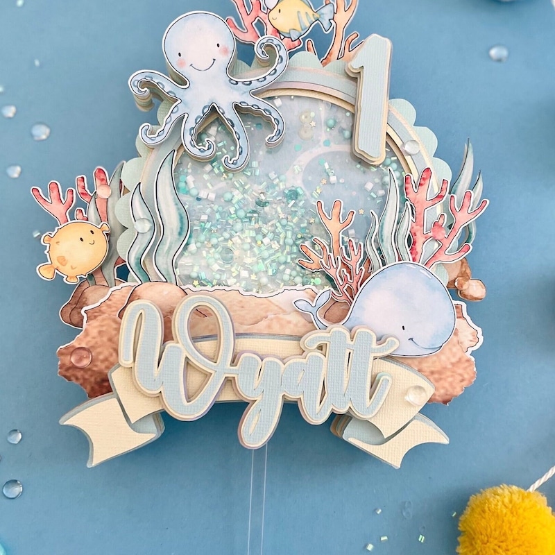 Sea Cake Topper - Etsy