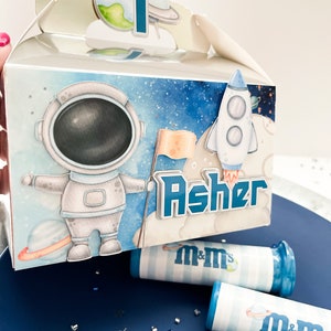 Outerspace Gable Box | First Trip Around | First Trip Around Birthday ...