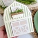 Farm Barn Favor Box | Barn Candy Box Farm Party Decorations Barnyard ...