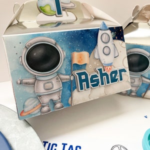 Outerspace Gable Box | First Trip Around | First Trip Around Birthday ...