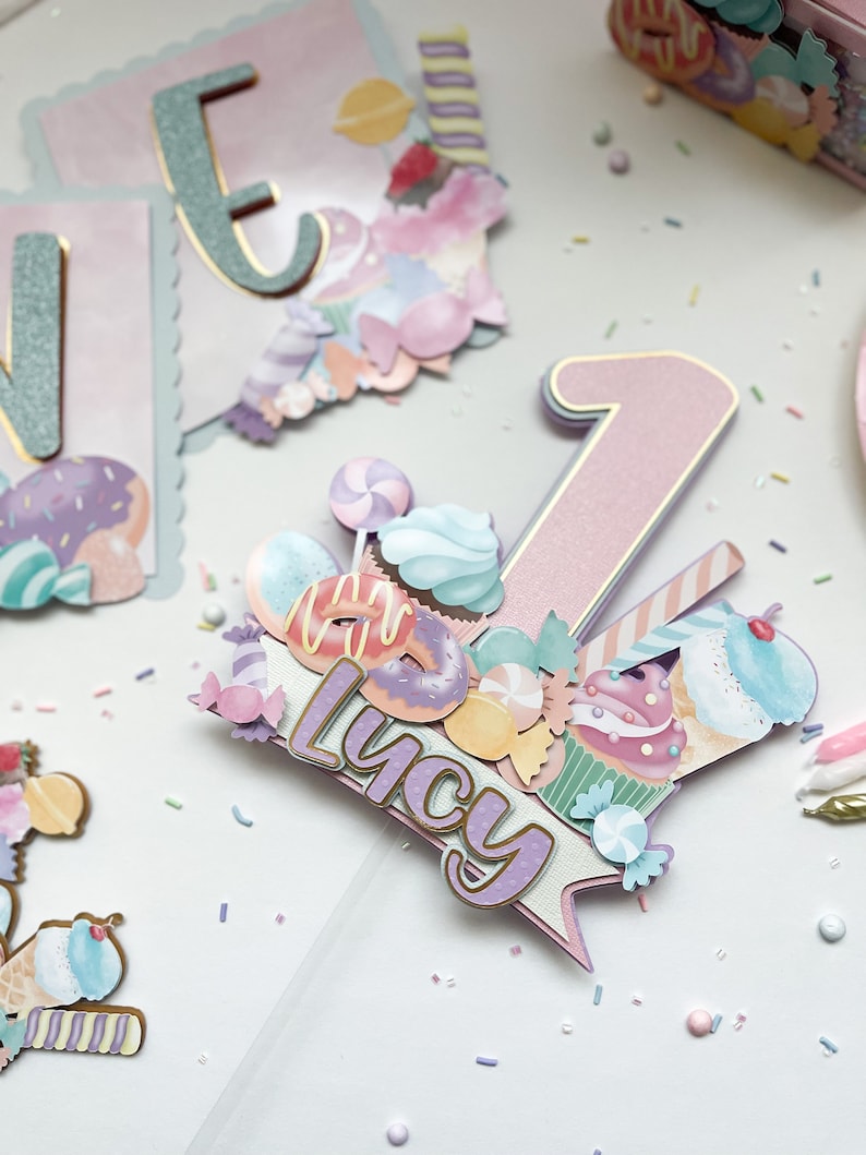 Sweet One Cake Topper Candy Land Cake Topper Sweet One - Etsy