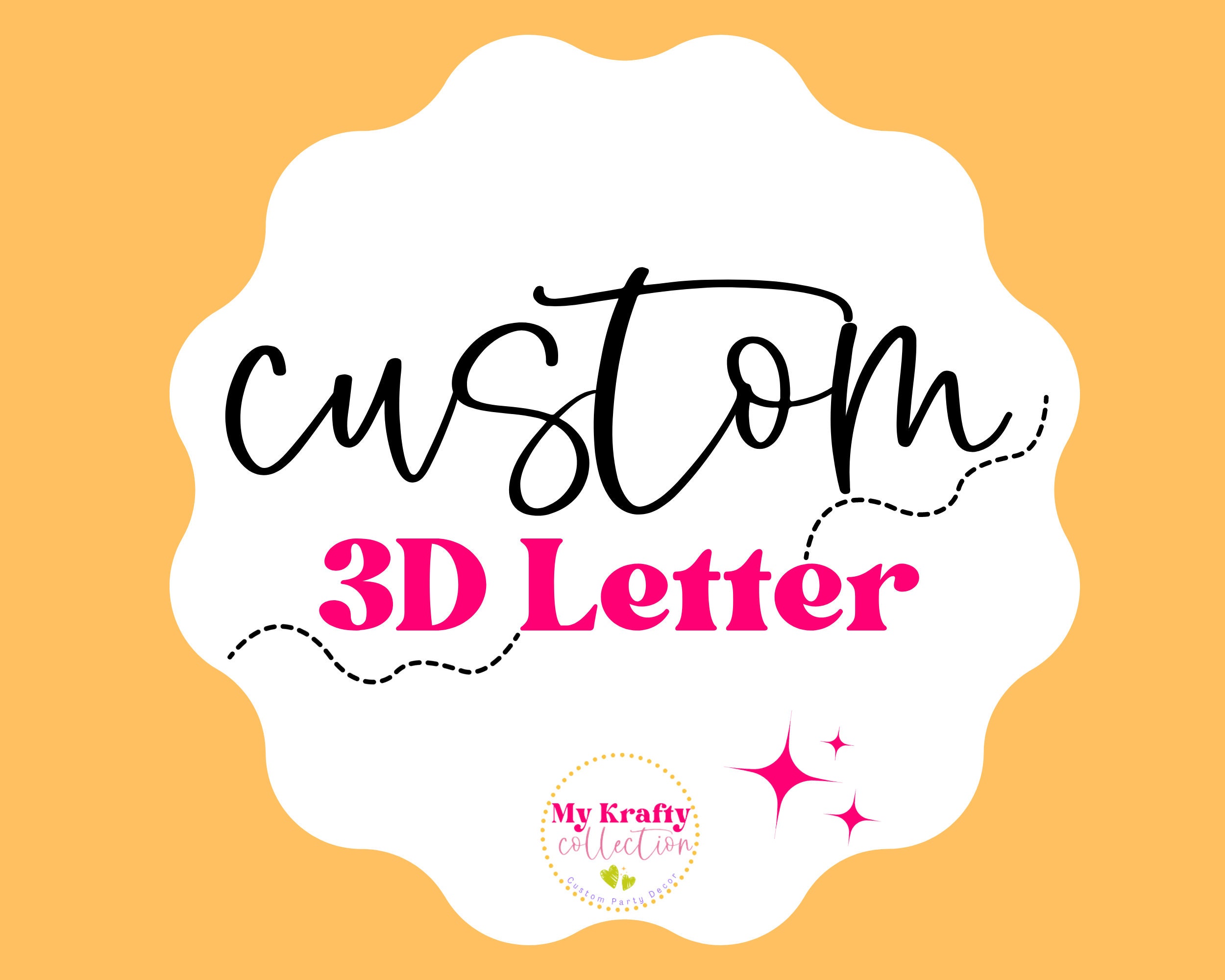 Custom 3D Letters - Etsy