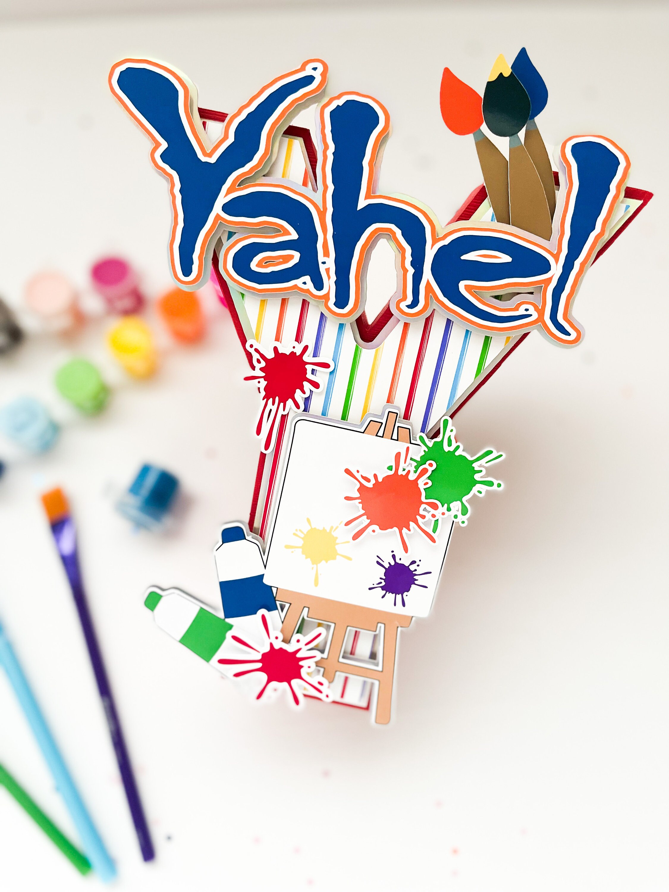 Paint Splatter 3D Letters | Paint Splashed | Paint Splatter Letters ...
