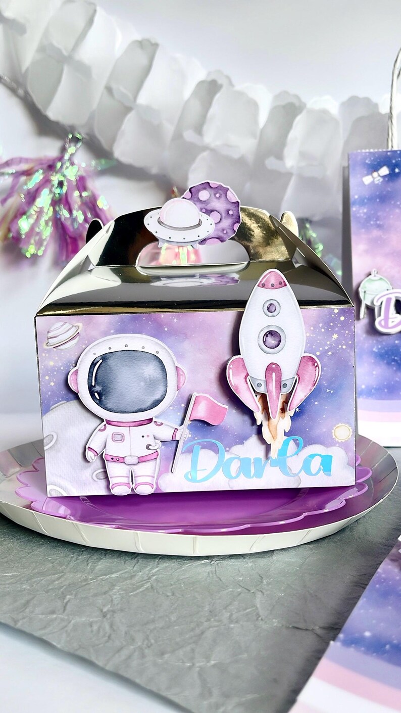 Outerspace Gable Box | Purple First Trip Around | First Trip Around the ...