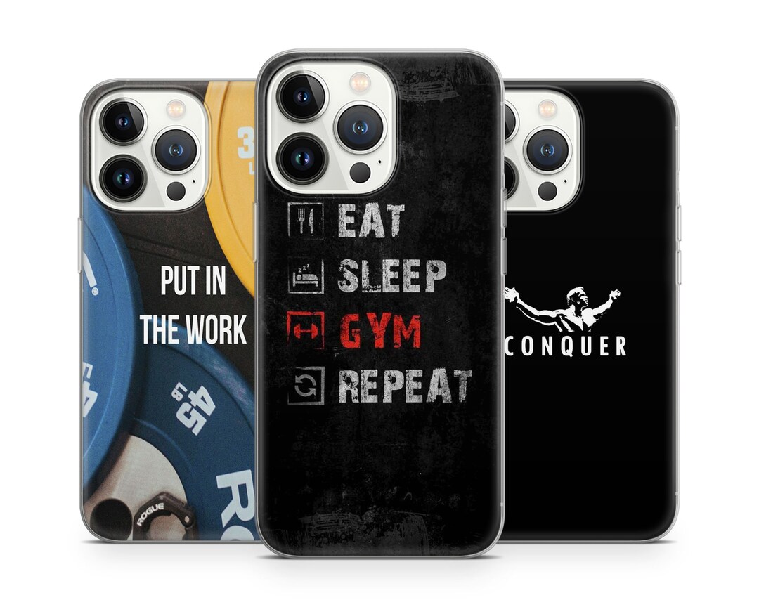 Hustle Motivation Gym Workout Exercise Work Phone Case for iPhone 15 ...