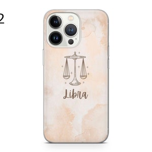 Libra Zodiac Sign Astrology Air Sign Phone Case for iPhone 14 13 Pro ...