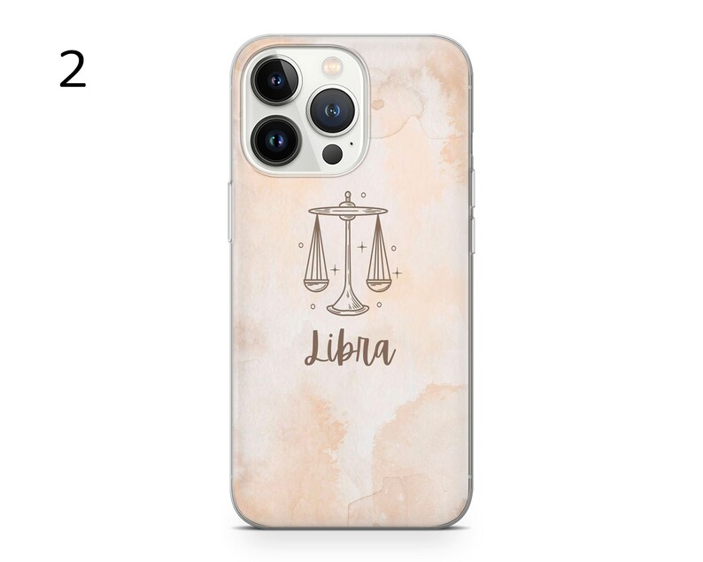 Libra Zodiac Sign Astrology Air Sign Phone Case for iPhone 14 13 Pro ...