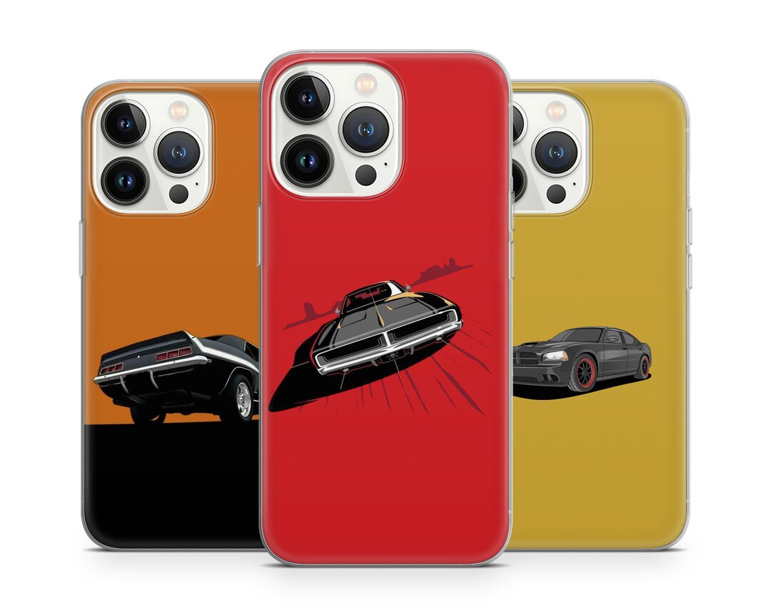Retro USA Muscle Car Phone Case Mustang Shelby Cover Art for iPhone 15 ...