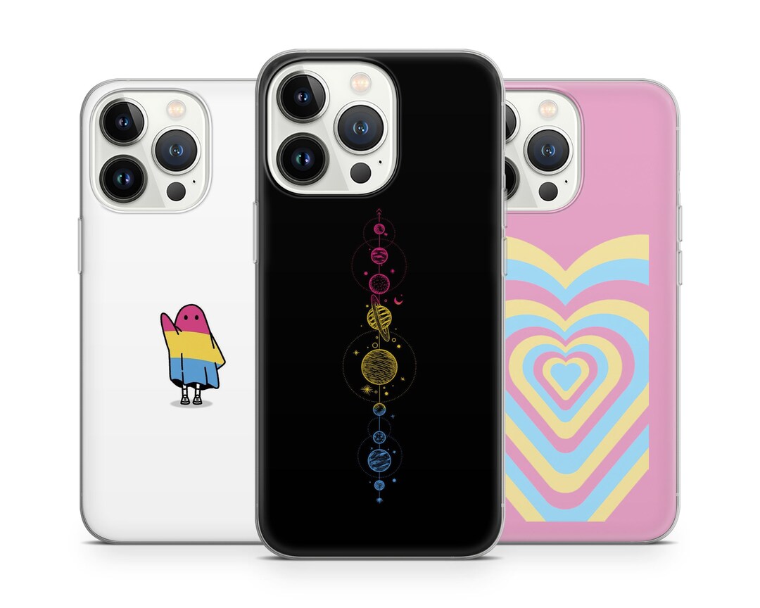 Pansexual LGBTQ Gay Lesbian Flag Phone Case for iPhone 14 13 Pro Max 12 ...