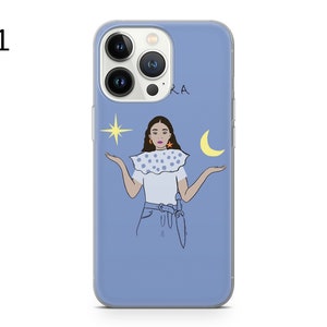 Libra Zodiac Sign Astrology Air Sign Phone Case for iPhone 14 13 Pro ...