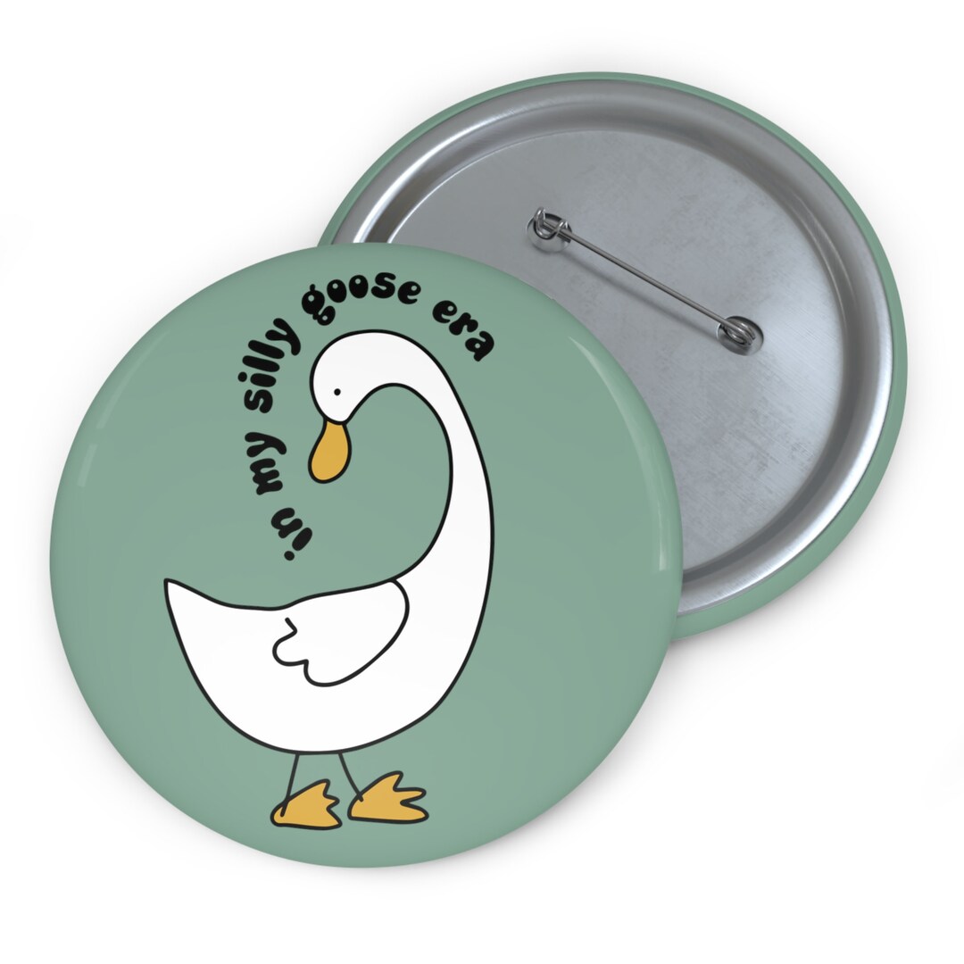 Funny Gift for Friend, Certified Silly Goose Pin, for Valentines Day ...