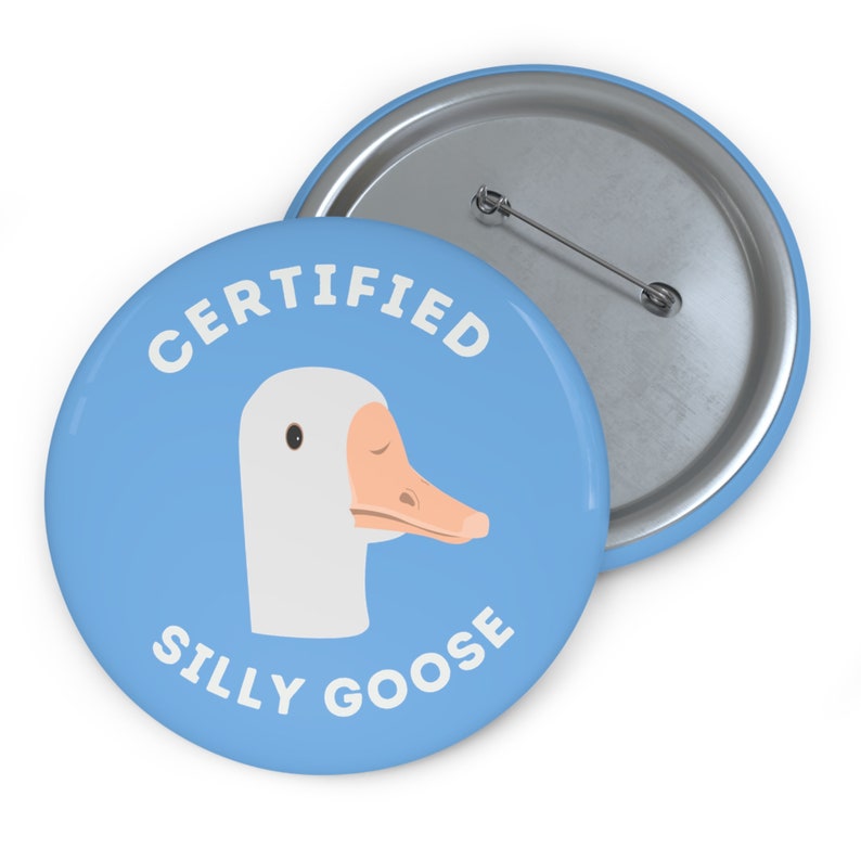 Funny Gift for Friend, Certified Silly Goose Pin, for Valentines Day ...