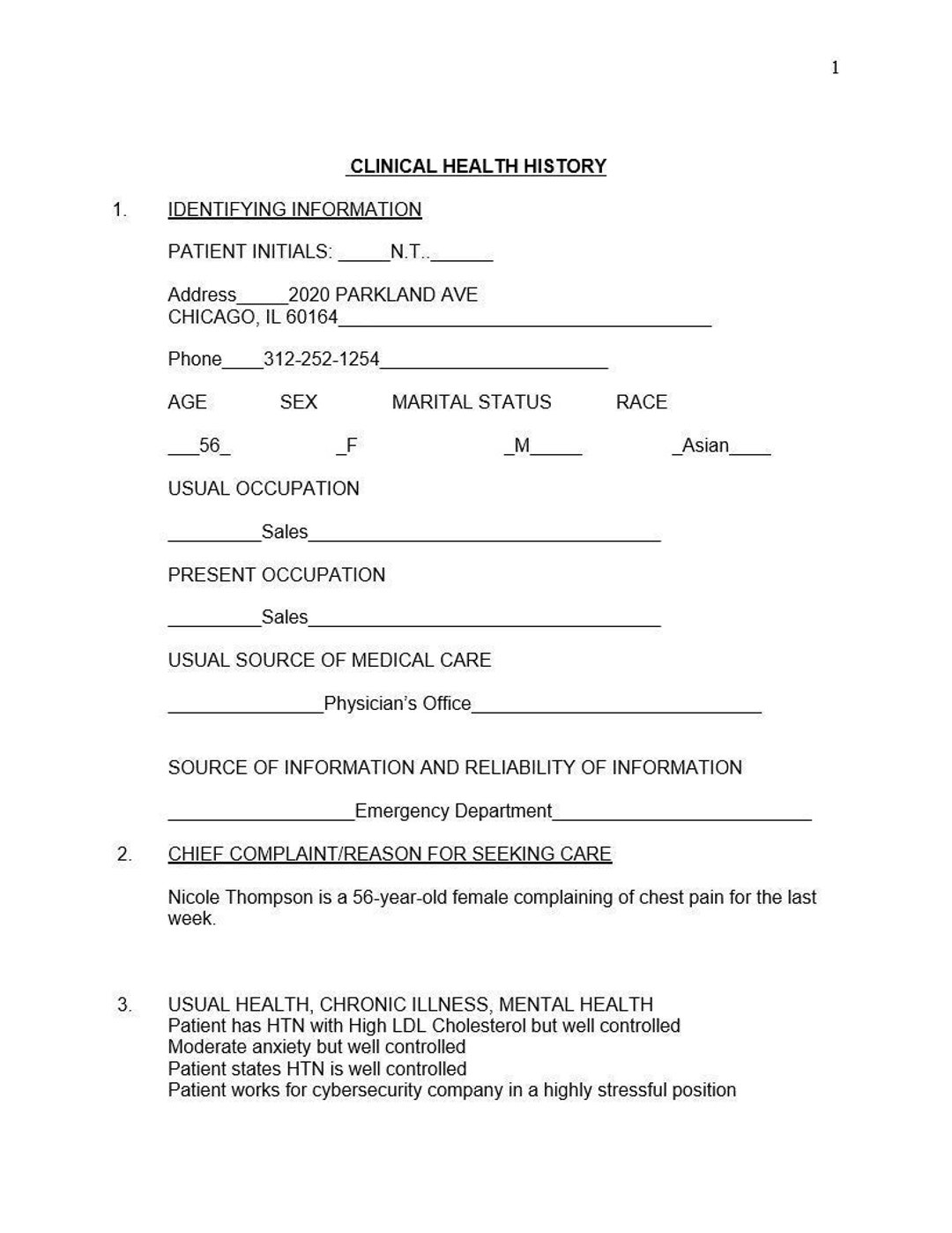 Complete Health History - Etsy