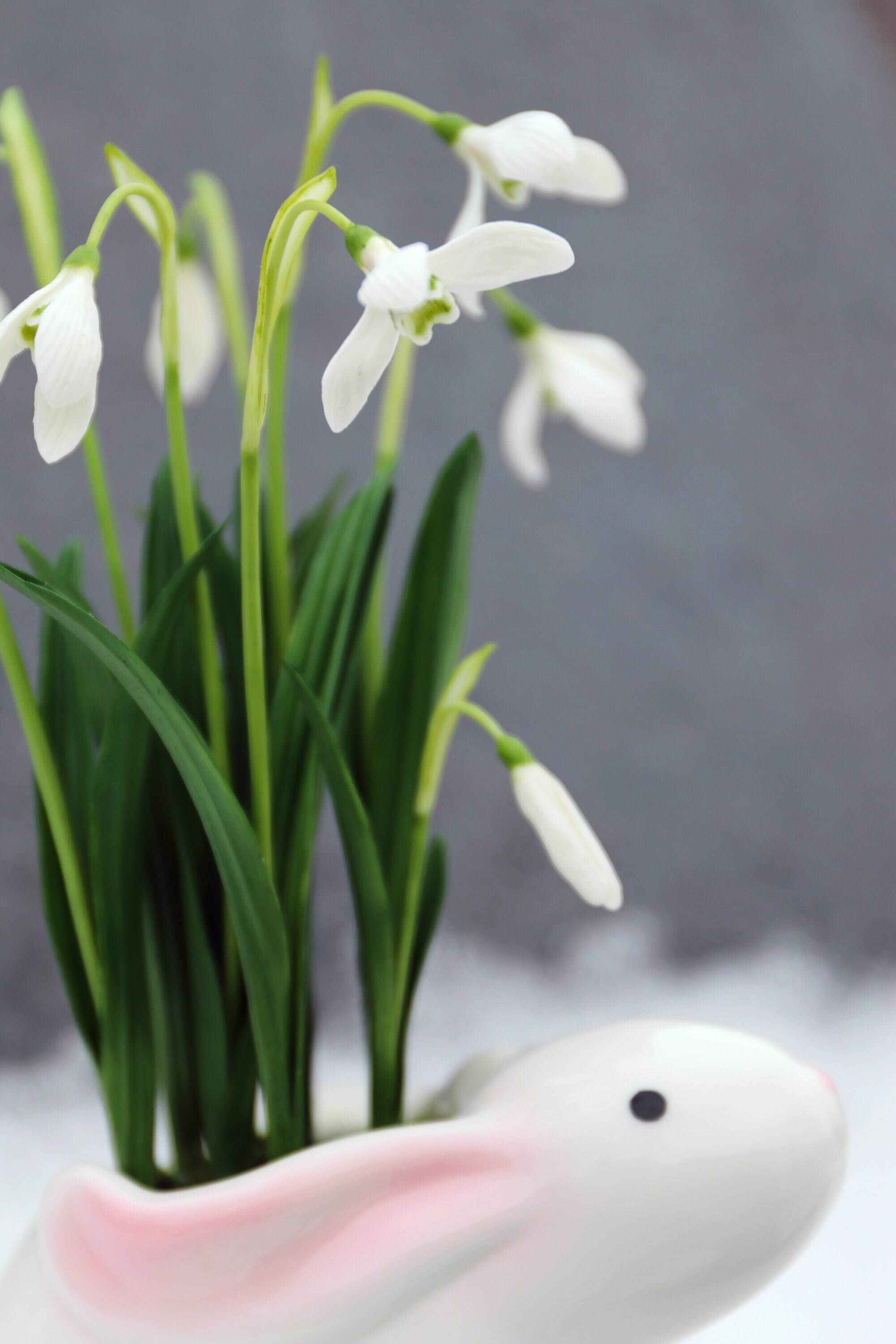 Snowdrops, Spring Flowers, Real Touch Flowers, Realistic Spring Flowers ...