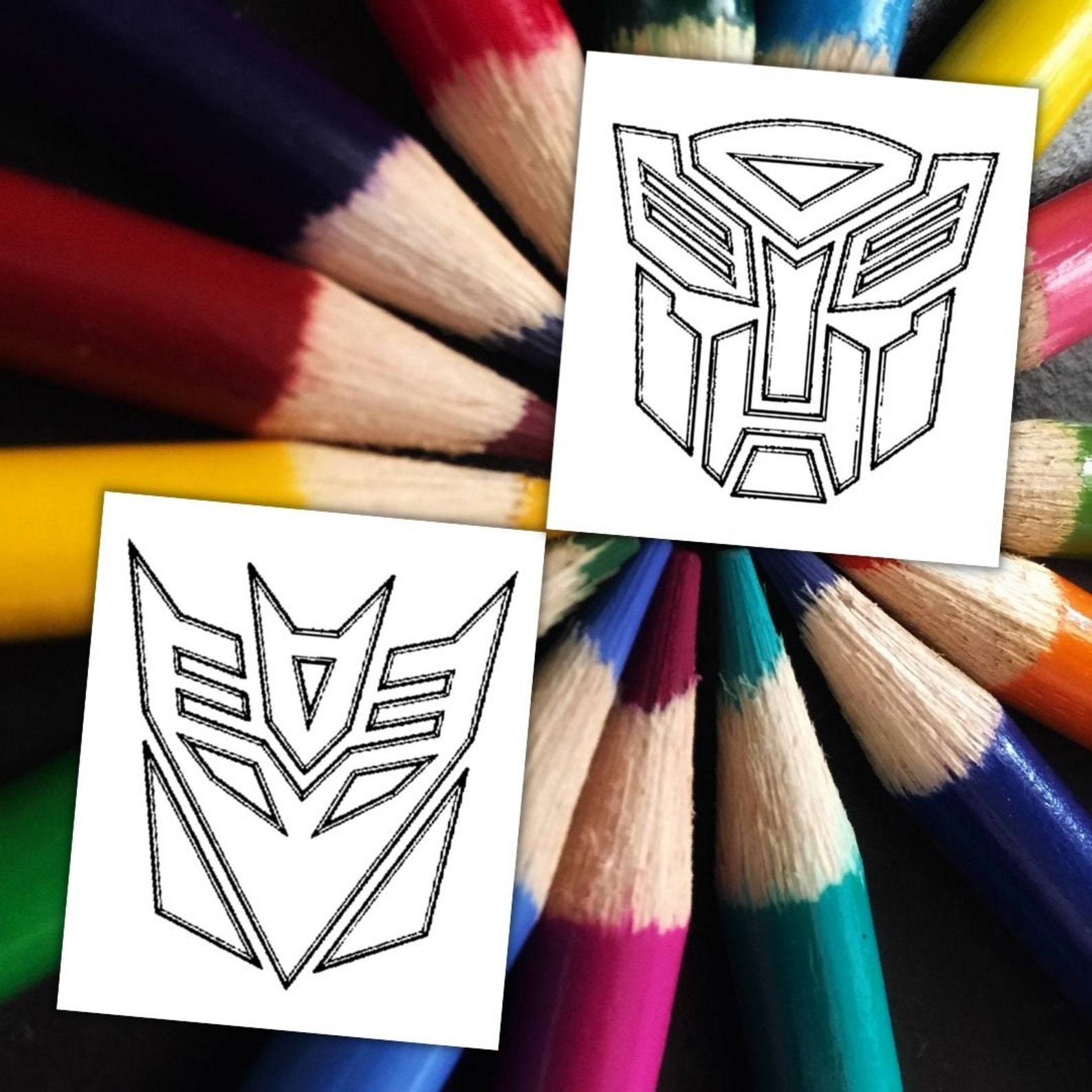 50 TRANSFORMERS Coloring Pages, A4 Format Coloring Book for Kids, Kid ...