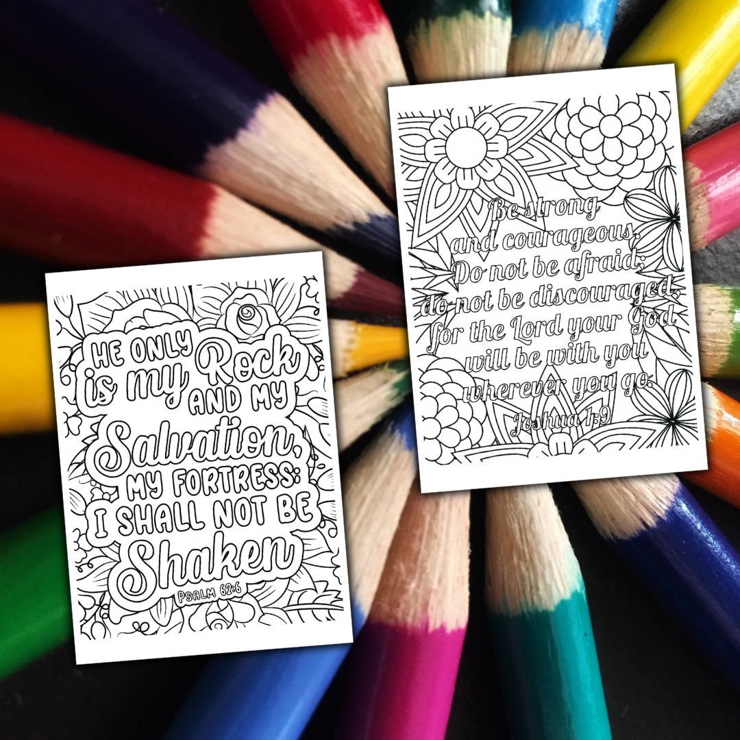 50 BIBLE Coloring Pages. Bible Cartoon Coloring Book for Kid. Printable ...