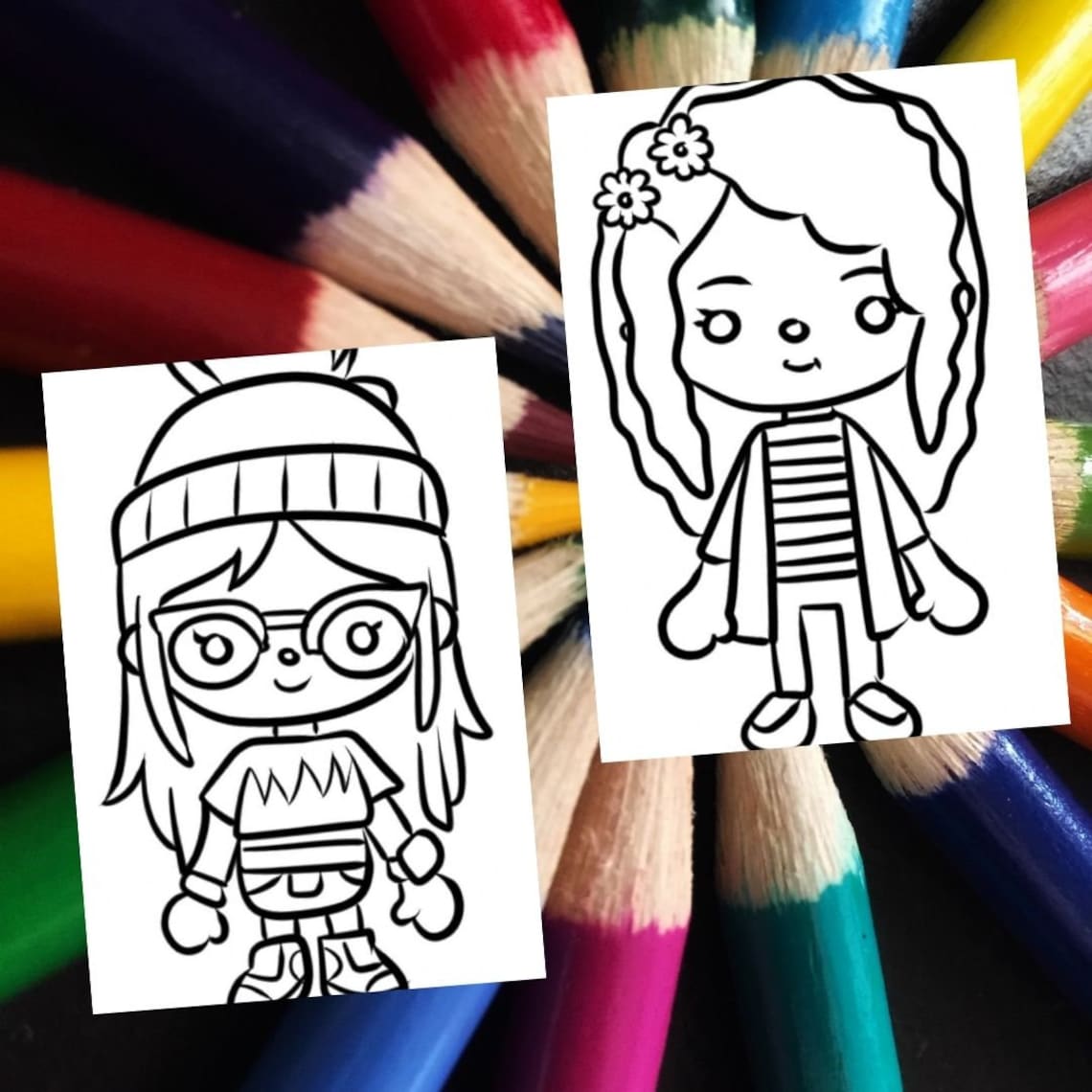 60 TOCA B0CA Color Pages. Toca Boca Book Photo Kid. Coloring Pages for ...