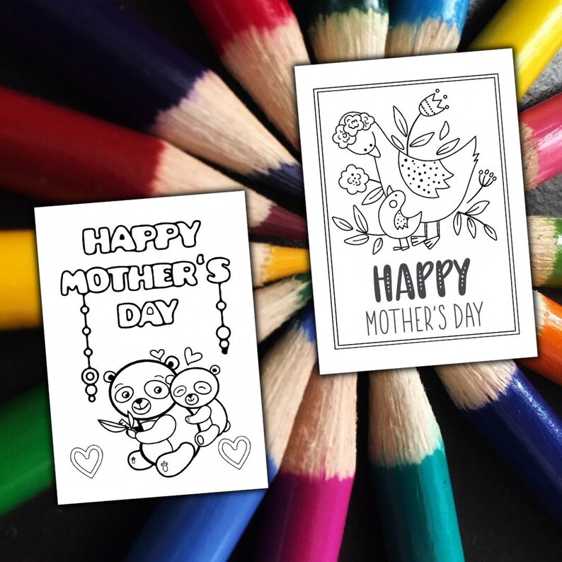 60 MOTHERS DAY Coloring Page, Kids Cartoon Characters Coloring Sheets ...