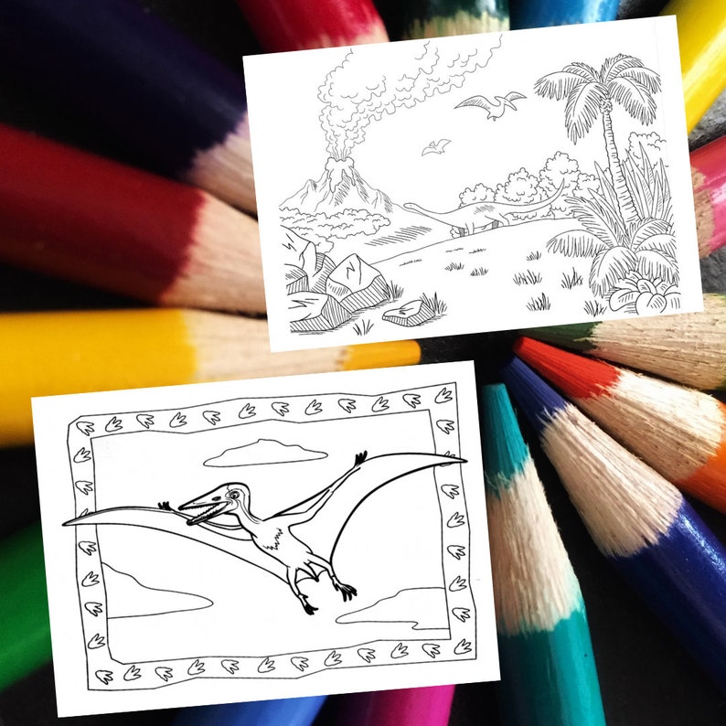 220 DINOSAUR Coloring Pages. Dinosaur Kids Coloring Book. Dinosaur ...