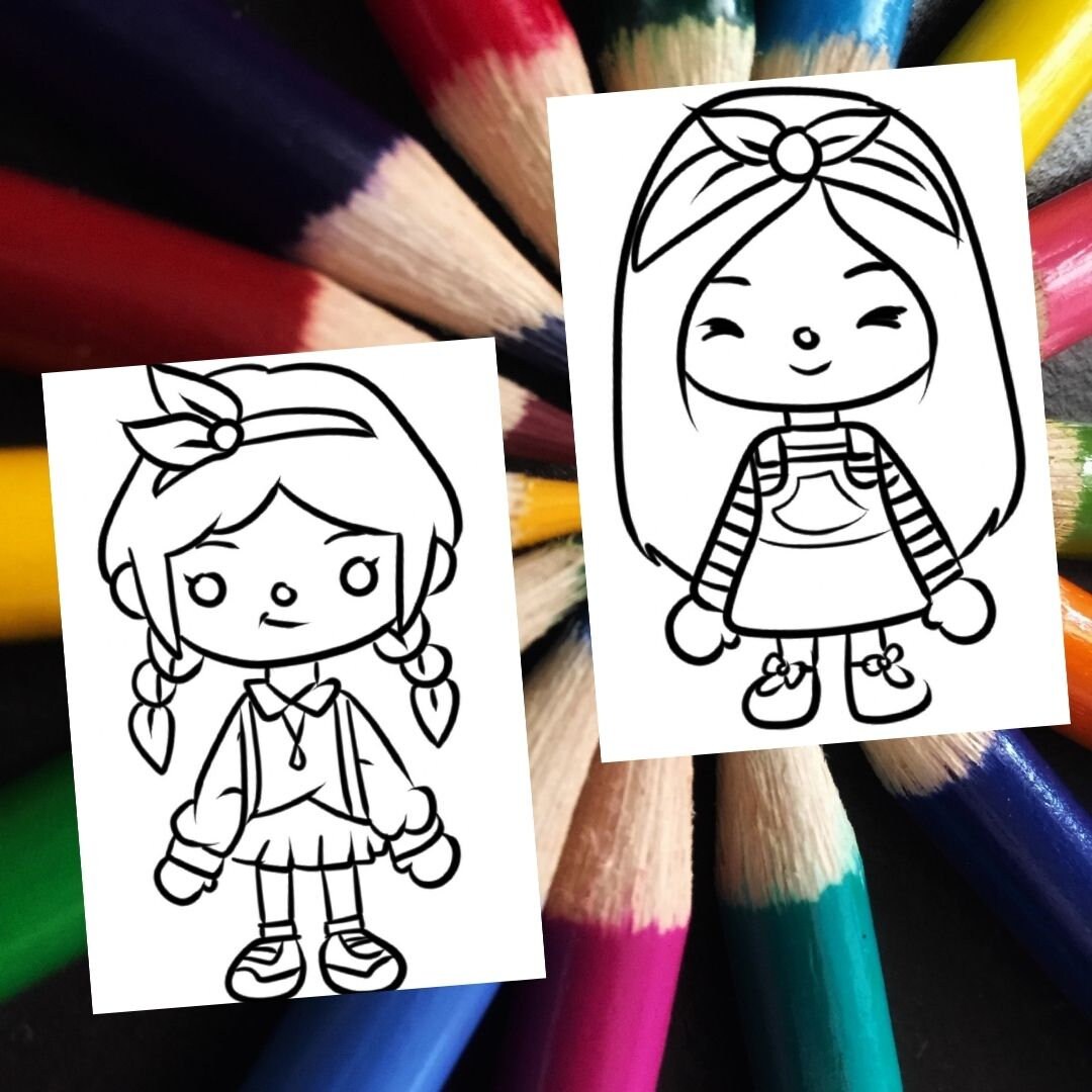 60 TOCA B0CA Color Pages. Toca Boca Book Photo Kid. Coloring Pages for ...