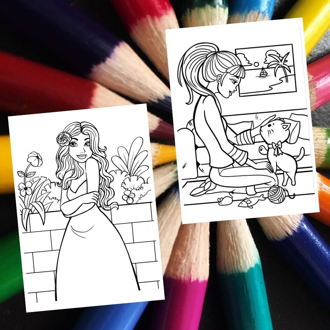 80 BARBIE Color Pages. Barbie Coloring Book Photo Kid. Coloring Pages ...