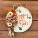 Fall Door Hanger: Happy Fall Y'all Sign - Birch Wood Decor - Etsy