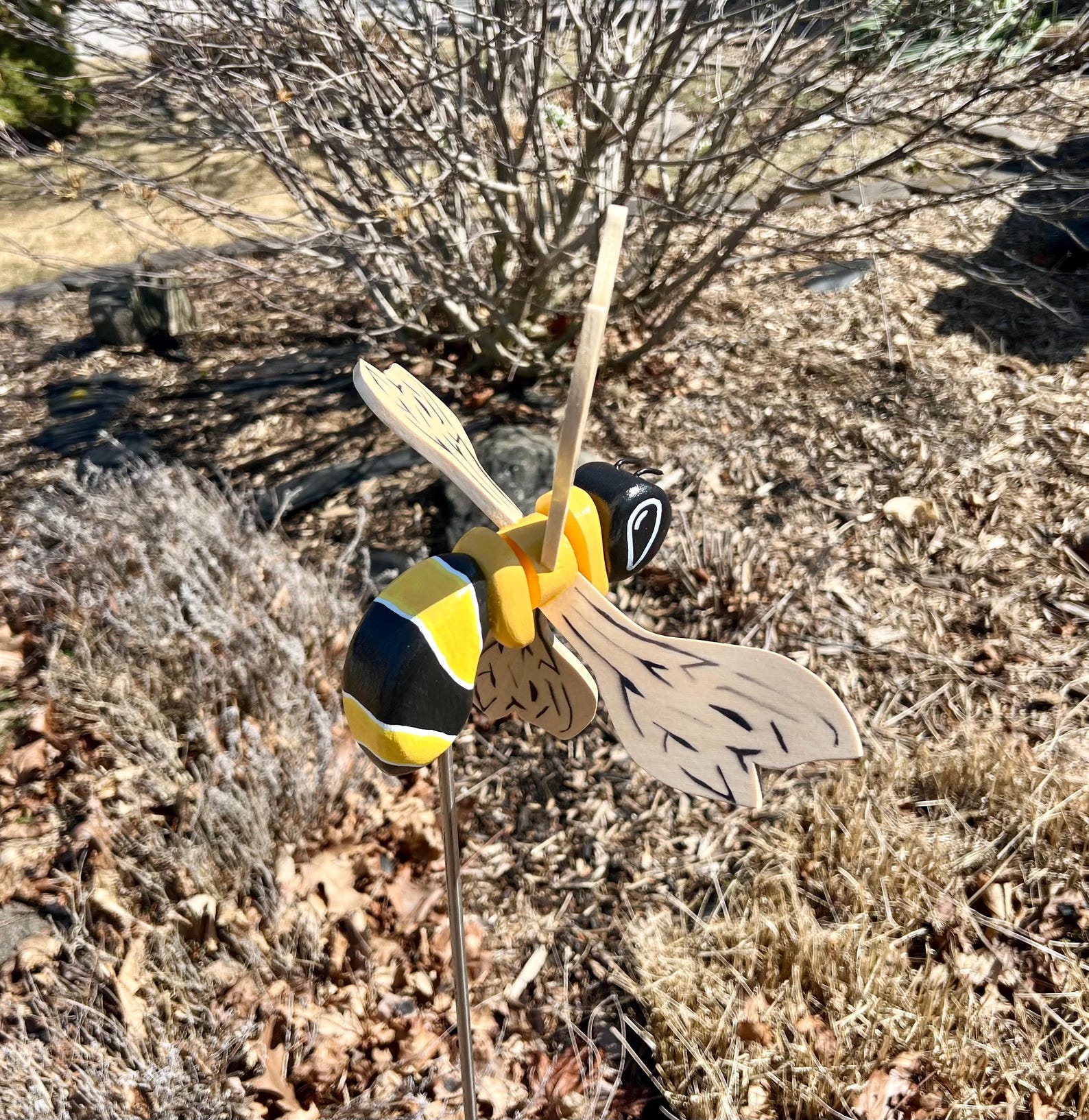 Handmade Baby Honey Bee Whirligig - Etsy