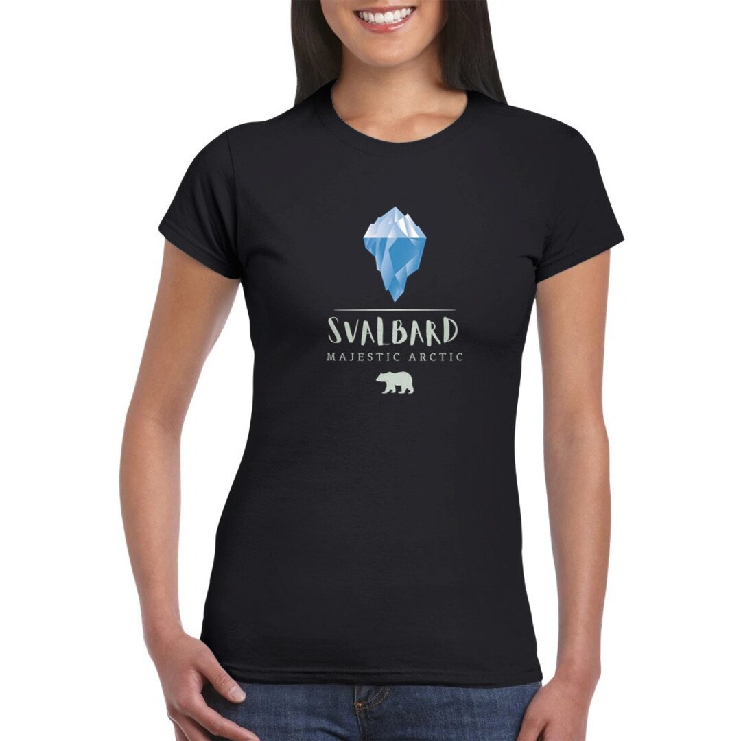 T-shirt Norway Svalbard Polar Bear Iceberg Spitsbergen Arctic Ladies ...