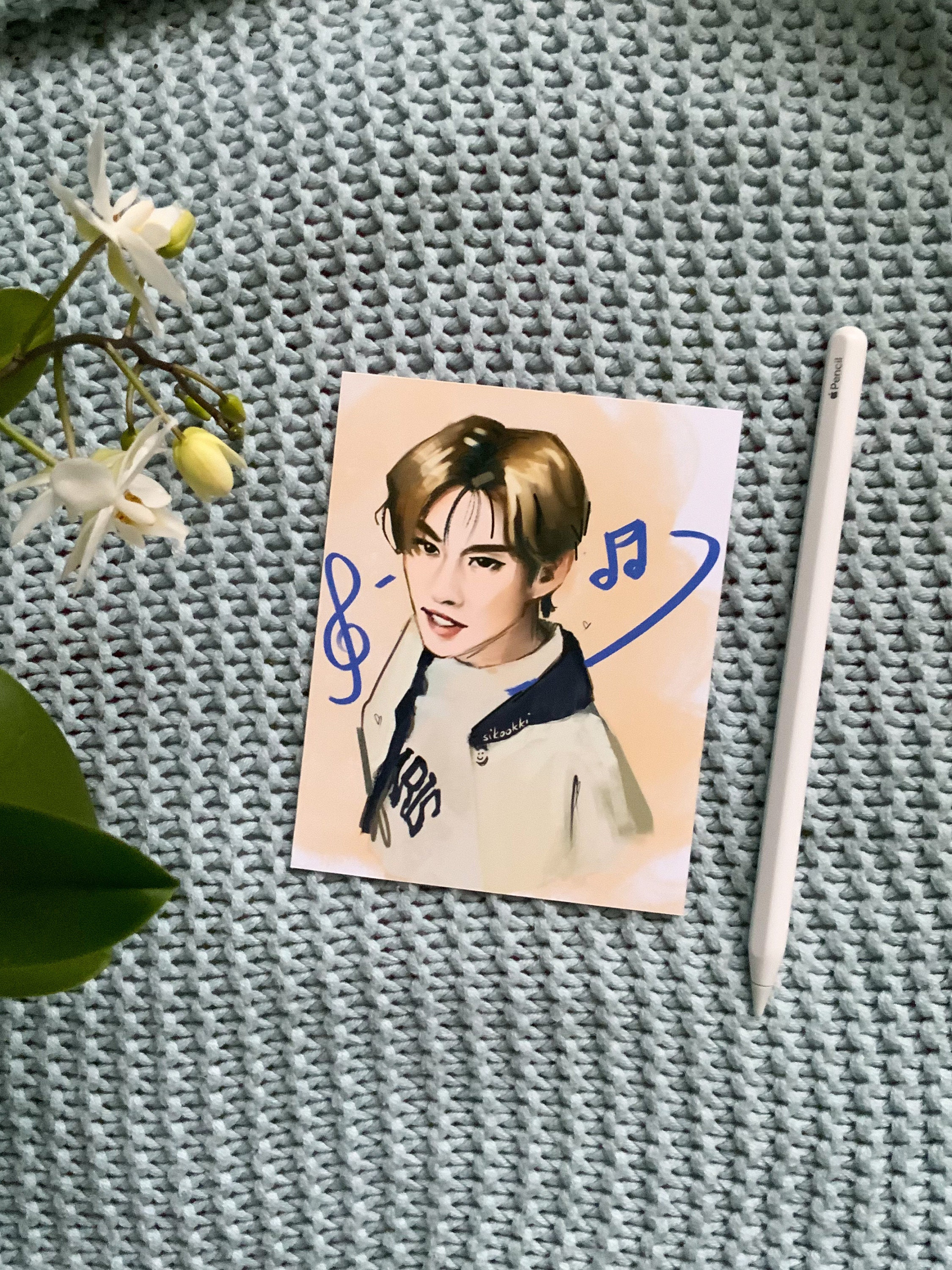 Mini Skz Art Prints 9x12cm Stray Kids Lee Know & Han Jisung - Etsy