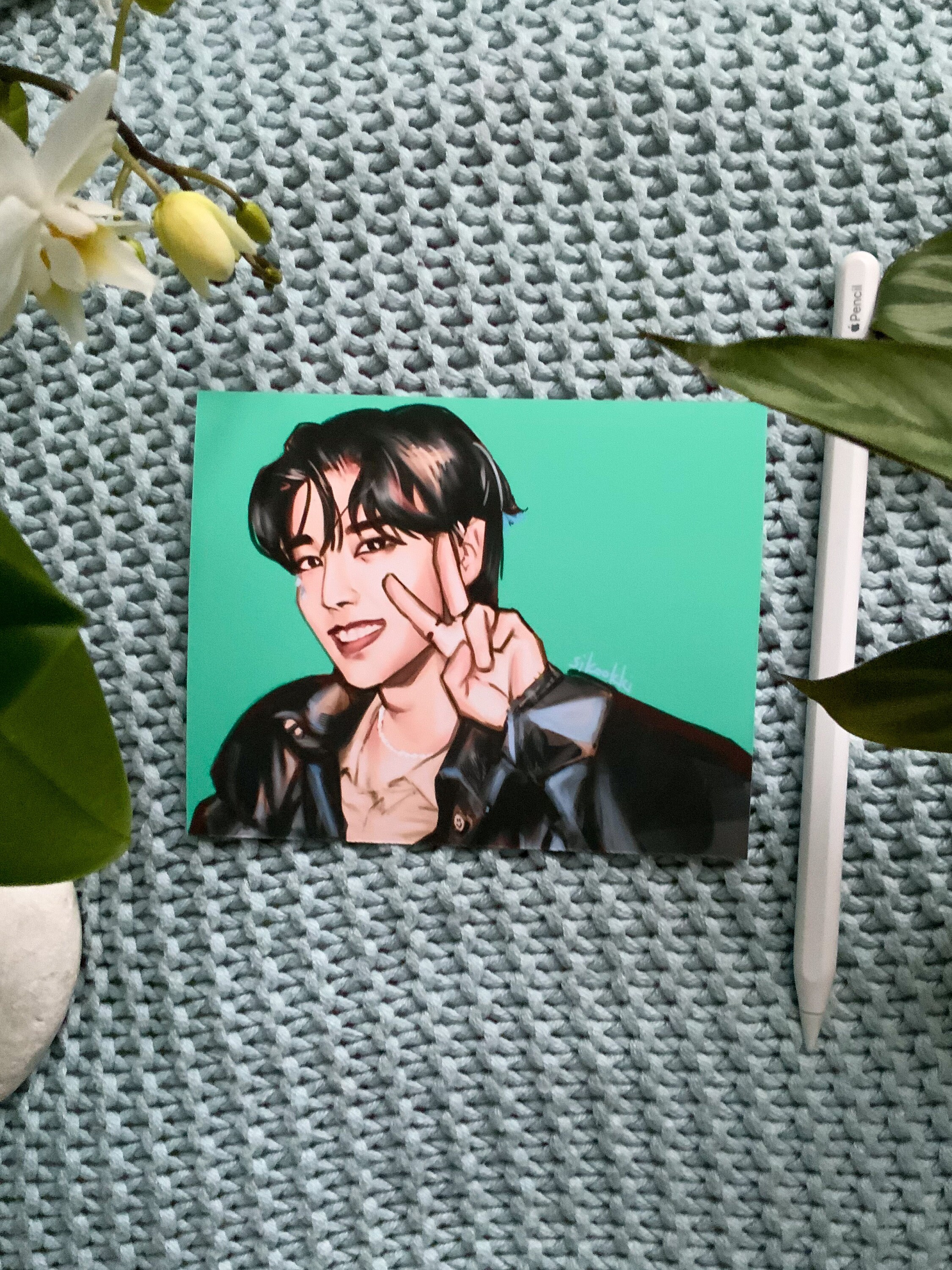 Mini Skz Art Prints 9x12cm Stray Kids Lee Know & Han Jisung - Etsy