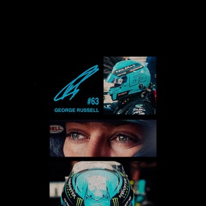 George Russell Formula 1 Wallpaper - Etsy