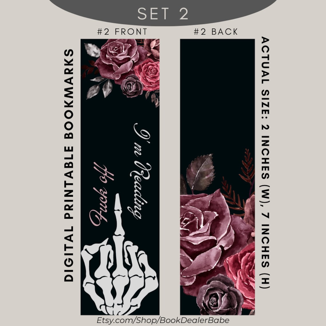 Printable Bookmarks Smut Bookmarks Dark Romance Bookmarks - Etsy