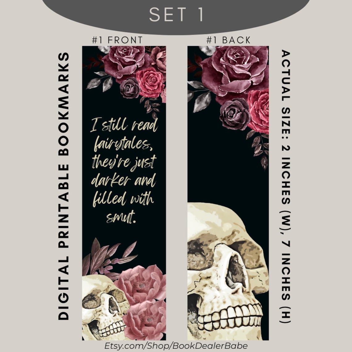 Printable Bookmarks Smut Bookmarks Dark Romance Bookmarks - Etsy