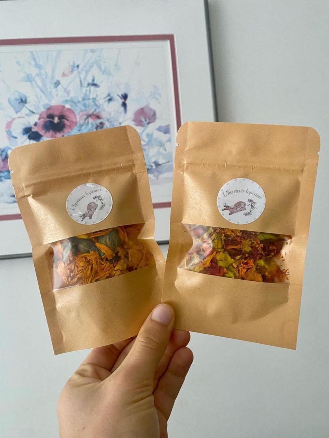 Sunny Delight Marigold, Nasturtium Organic for Pets Such as Rabbit ...