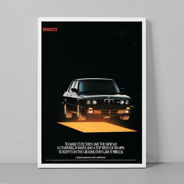 Bmw M5 Posters - Etsy UK